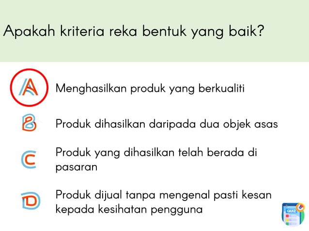 Kriteria Reka Bentuk Yang Baik | PDF