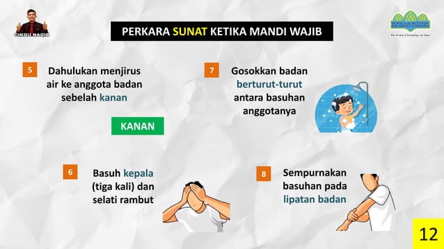 Pelajaran 22 - MANDI WAJIB PENYUCI DIRI (Tingkatan 1 KSSM) | PPT
