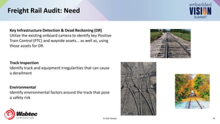 “Edge AI Optimization on Rails—Literally,” a Presentation from Wabtec | PPT