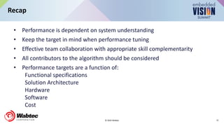 “Edge AI Optimization on Rails—Literally,” a Presentation from Wabtec | PPT