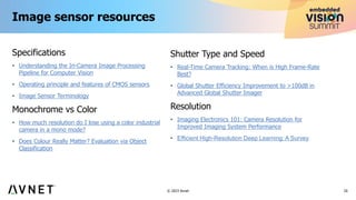 “Selecting Image Sensors for Embedded Vision Applications: Three Case Studies,” a Presentation ...