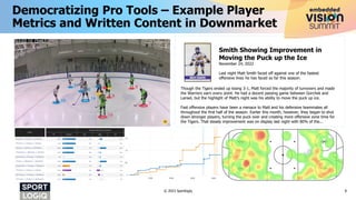 “Computer Vision in Sports: Scalable Solutions for Downmarkets,” a ...
