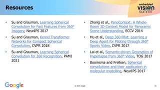 “Learning for 360° Vision,” a Presentation from Google | PPT