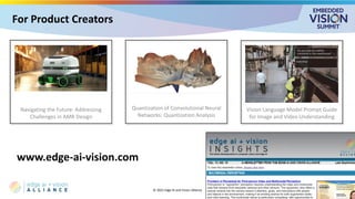 “A View From the 2025 Embedded Vision Summit (Part 1),” a Presentation ...