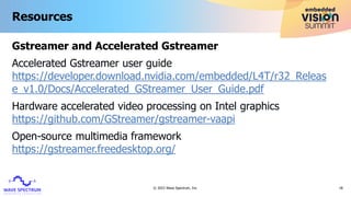 “Building Accelerated GStreamer Applications for Video and Audio AI,” a Presentation from Wave ...