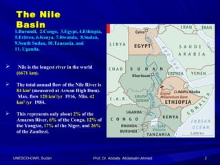 Challenges and Opportunities of the Nile Transboundary Waters | PPT