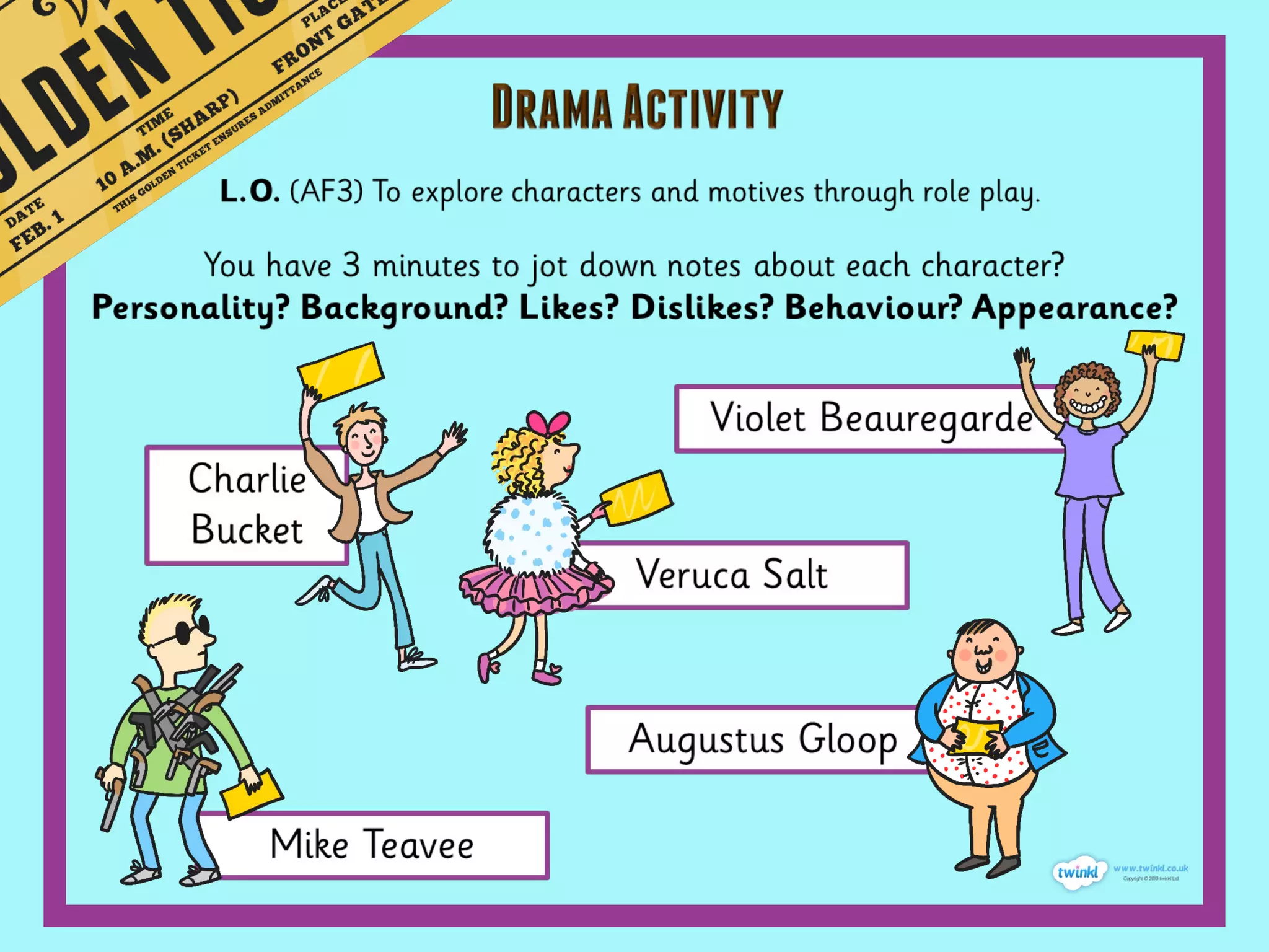 charlie and the chocolate factory PowerPoint | PPT