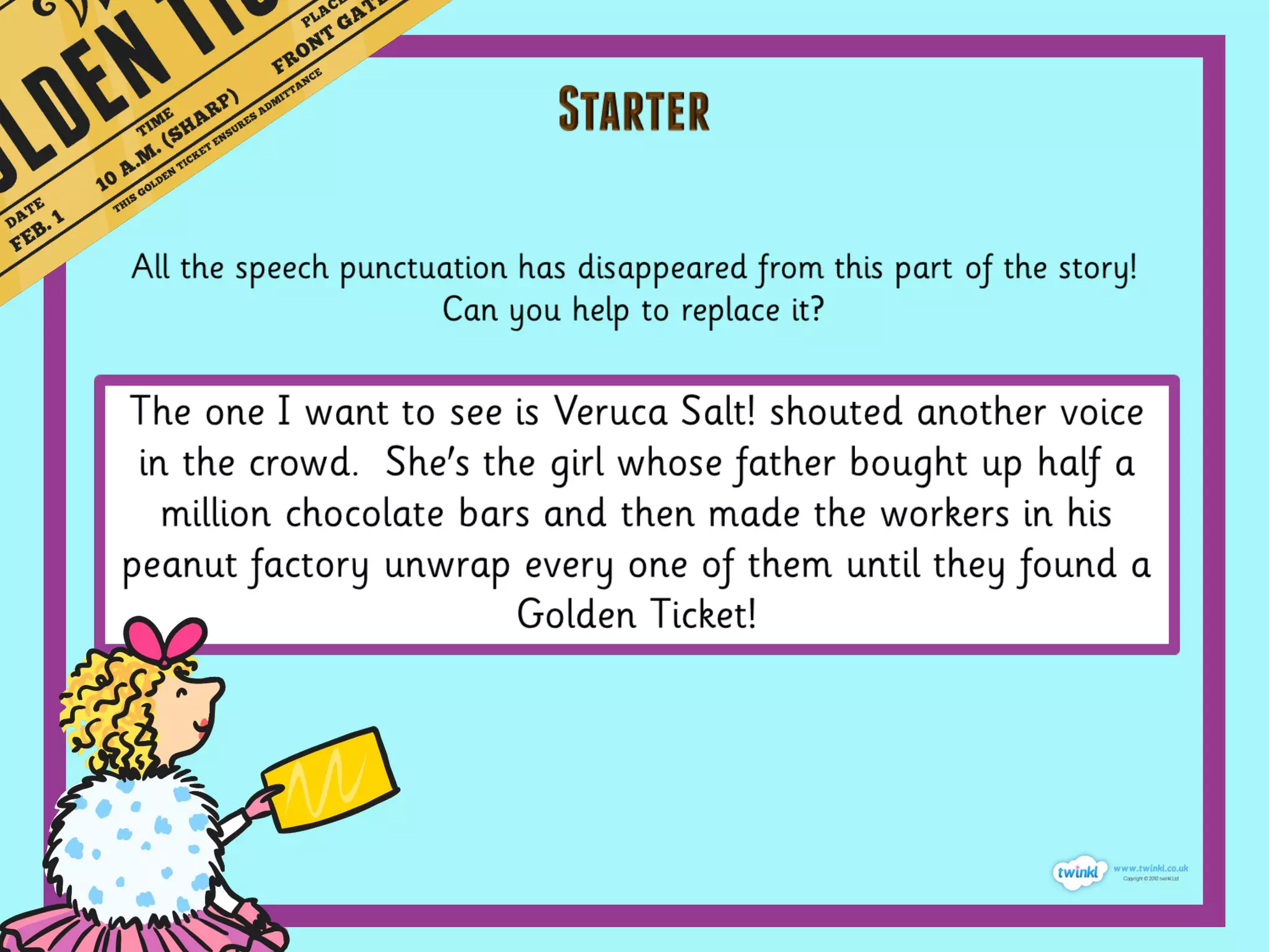 charlie and the chocolate factory PowerPoint | PPT