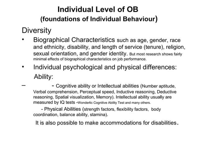 T2 individual level of ob | PPT