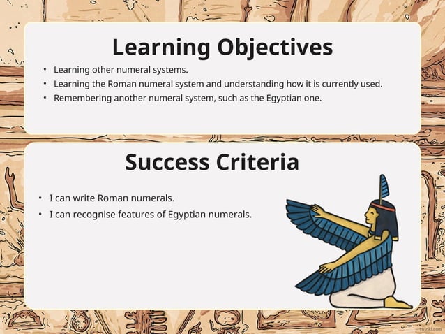 Other ways of counting Ancient Egypt and Rome | PPT