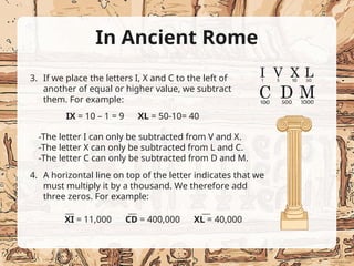 Other ways of counting Ancient Egypt and Rome | PPT