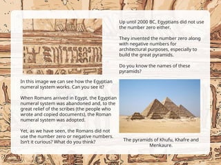 Other ways of counting Ancient Egypt and Rome | PPT