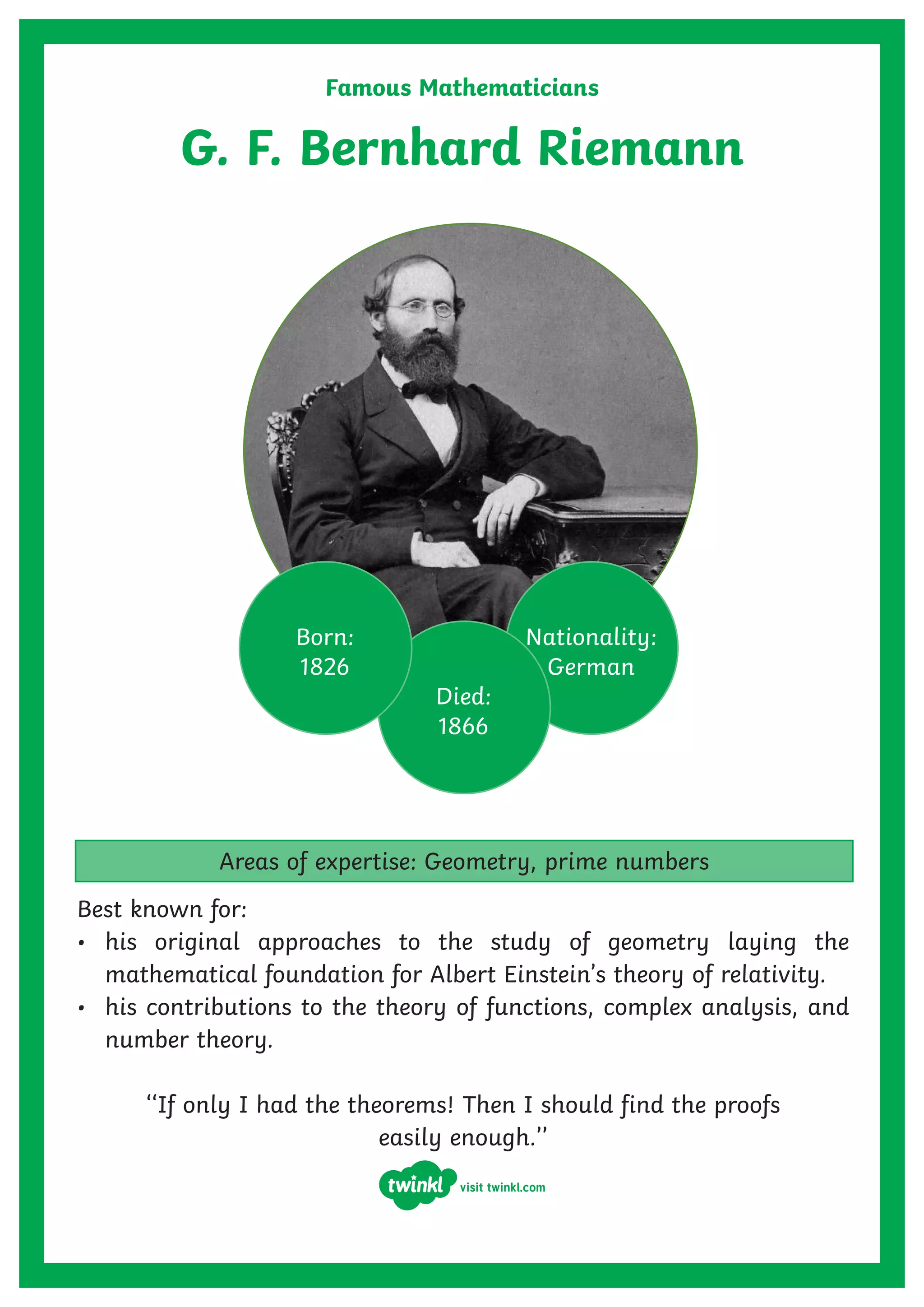 Famous Mathematicians | PDF