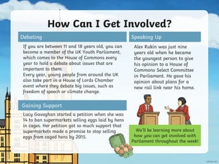 What is Parliament? For children to understand the structure of the UK ...