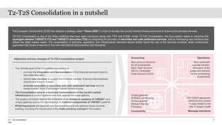T2 - T2S Consolidation | How to be compliant in time? | PPT