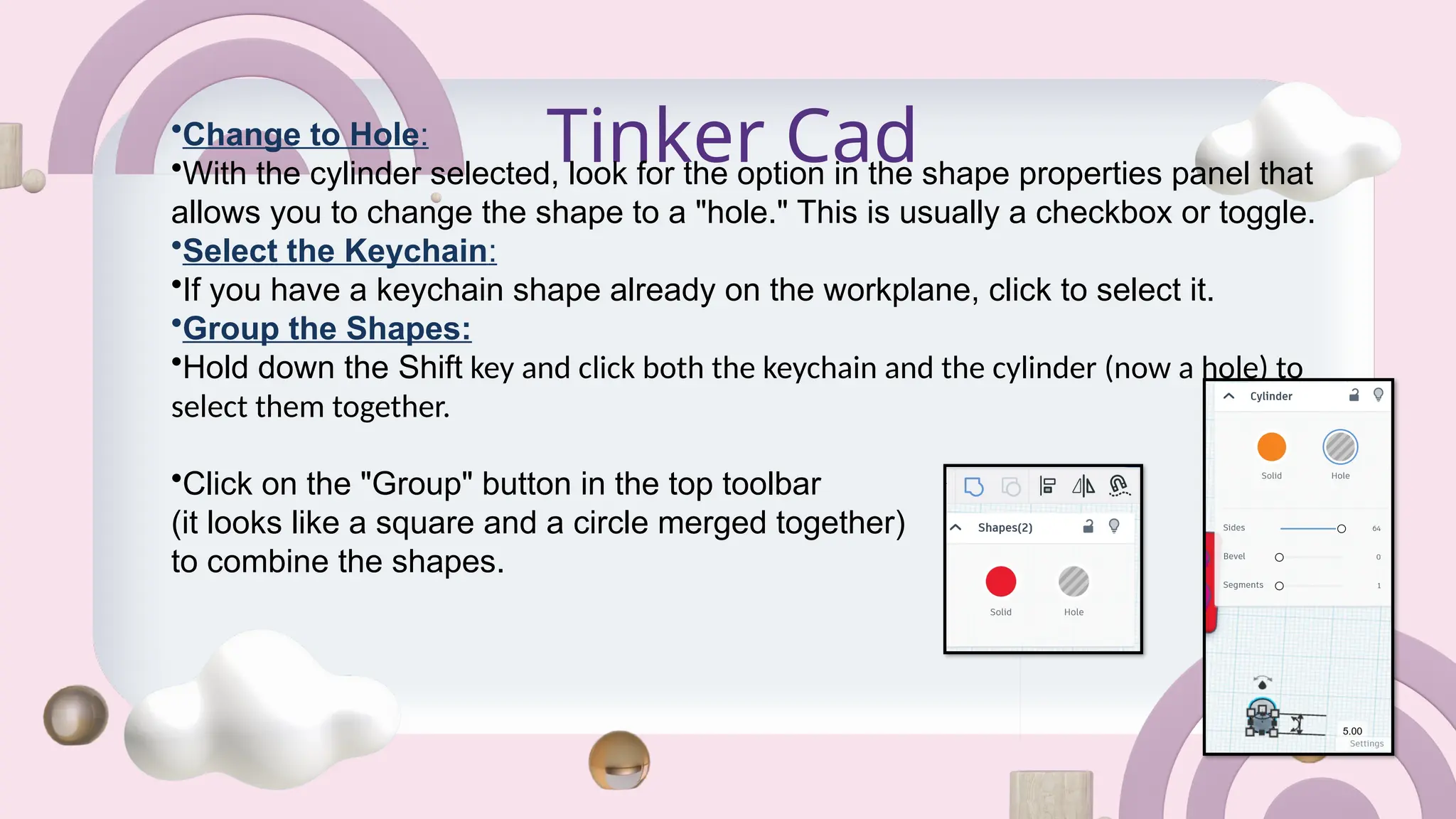 Tinker cad presentation for MYP design session | PPT