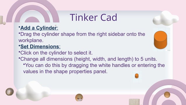 Tinker cad presentation for MYP design session | PPT
