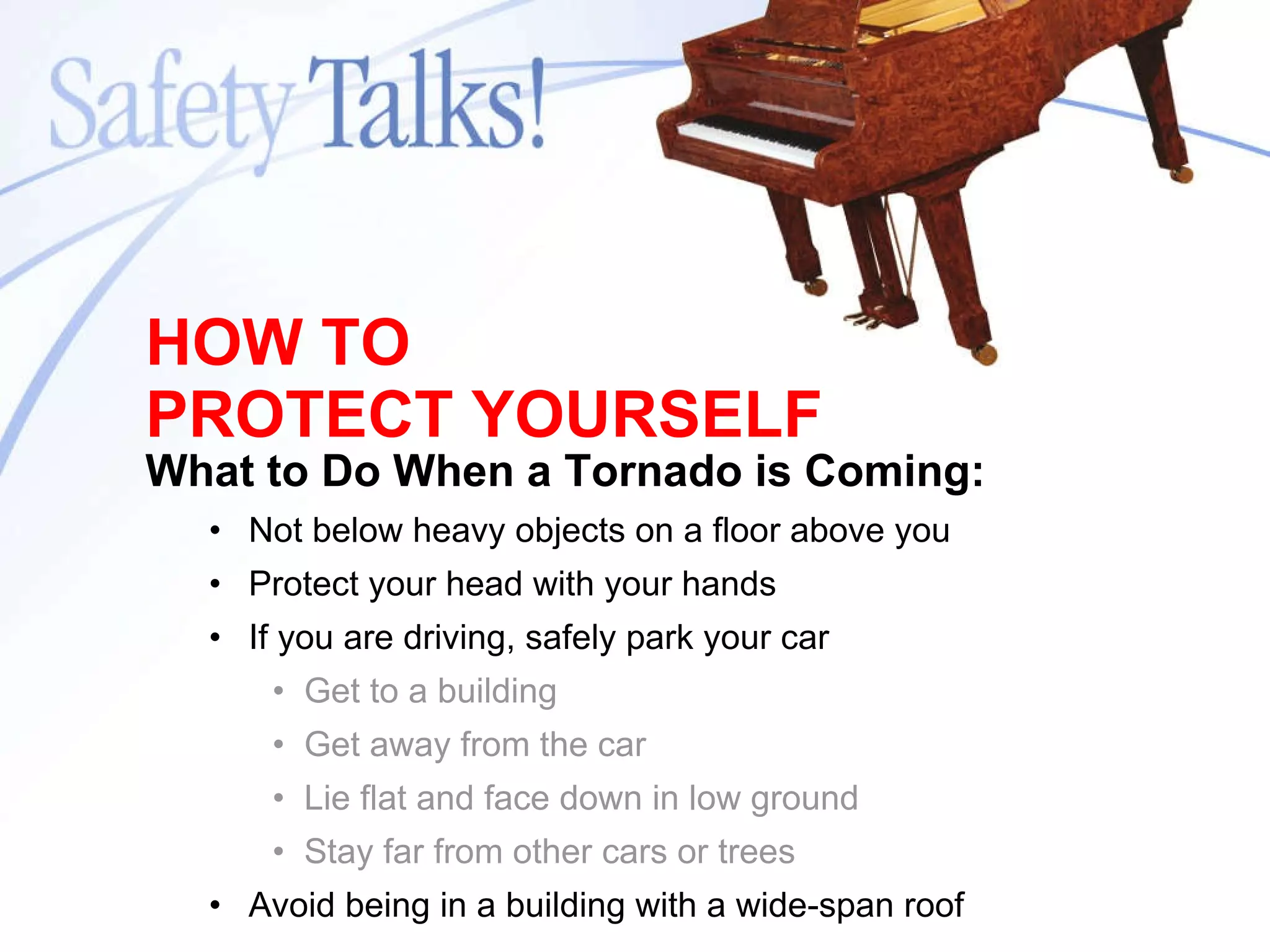 Tornado safety awareness | PPS