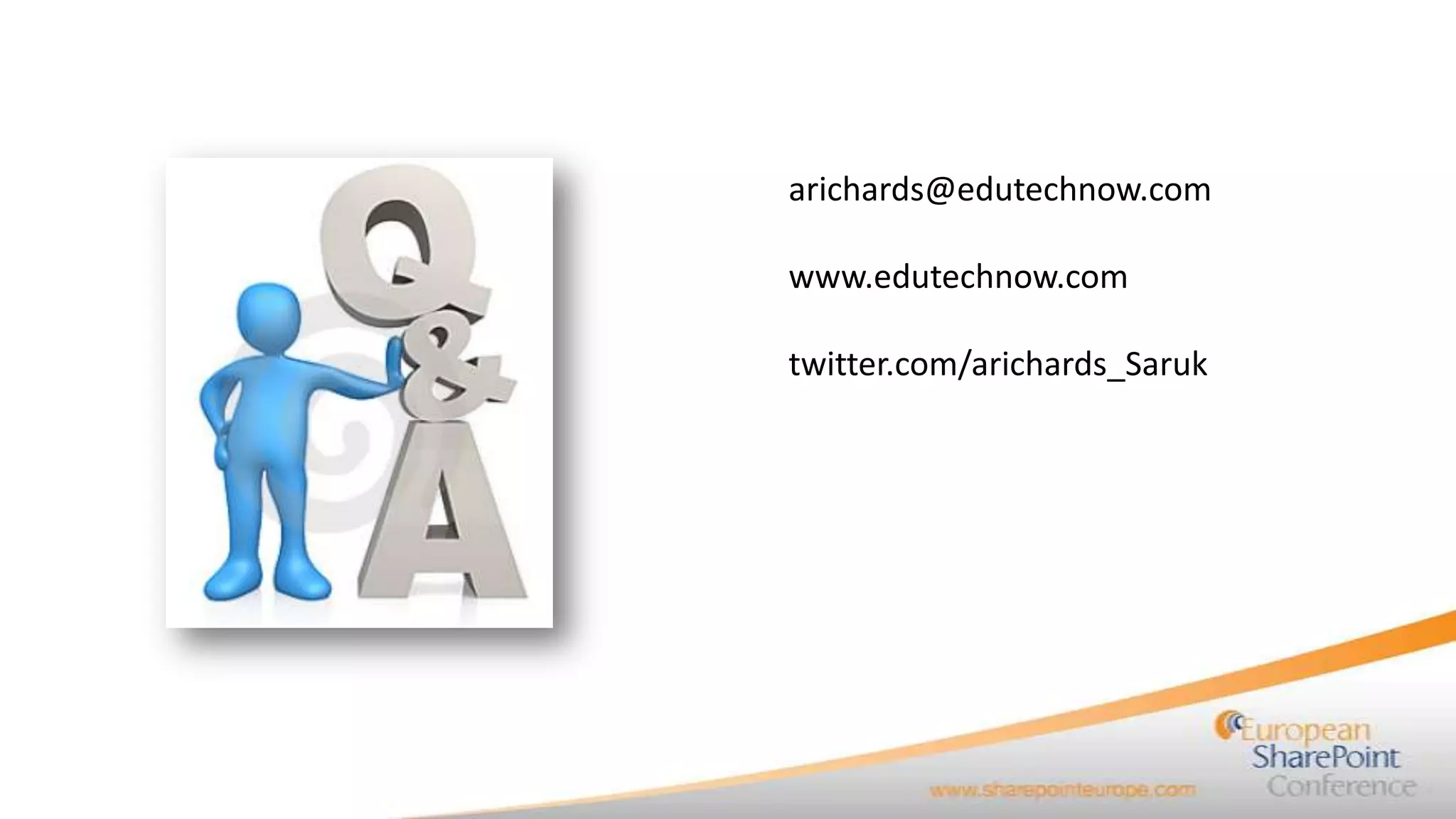 T21 SharePoint Europe Slide Deck | PPTX