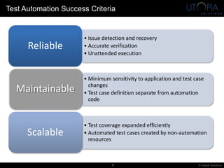 Don’t Be Another Statistic! Develop a Long-Term Test Automation ...