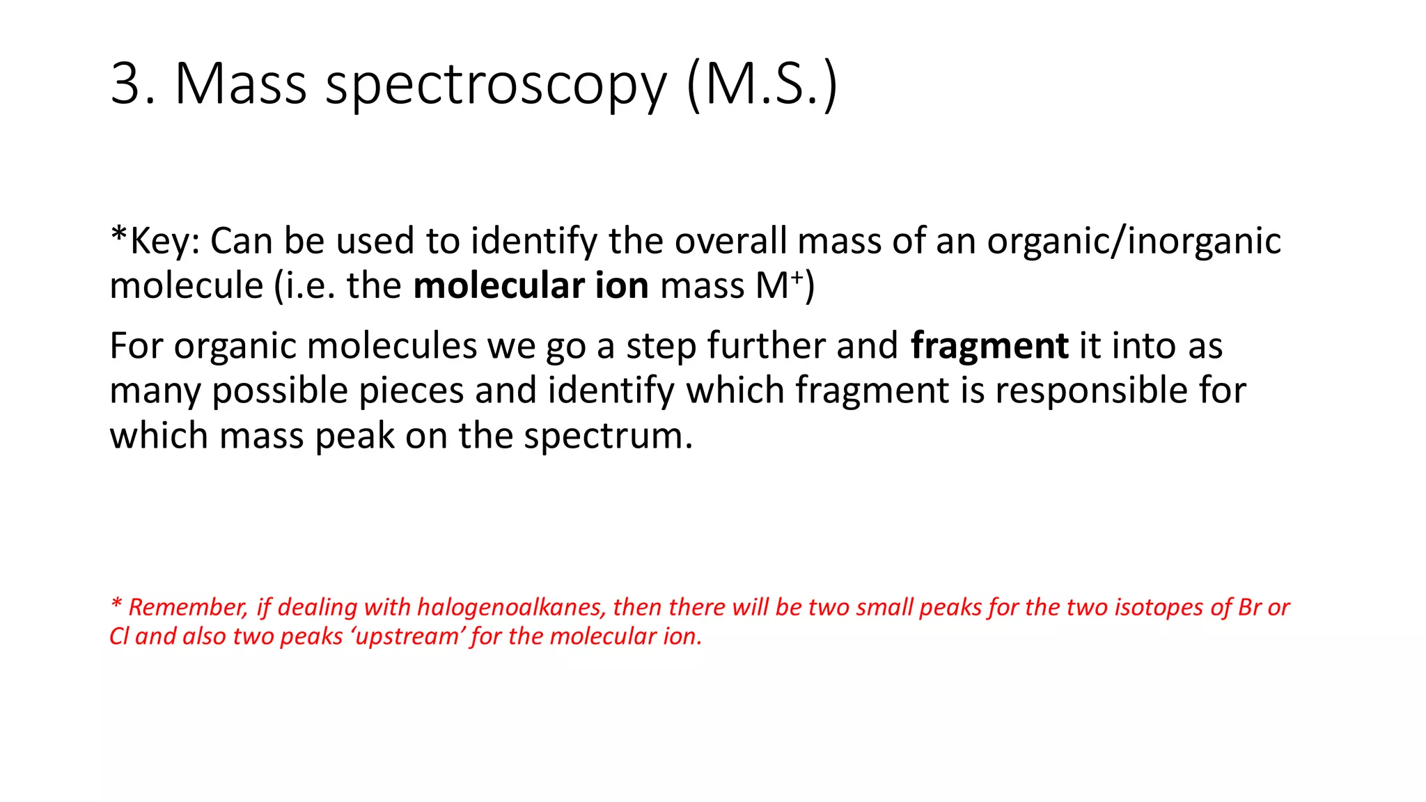 T21 IB Chemistry- Spectroscopy continued | PDF