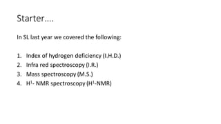 T21 IB Chemistry- Spectroscopy continued | PDF
