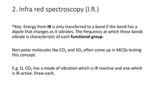 T21 IB Chemistry- Spectroscopy continued | PDF