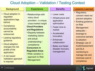 Transform Your Cloud Validation Strategy from Cloudy to Clear | PDF