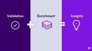 From Raw Data to Insights: Simplifying Data Validation and Enrichment | PPT