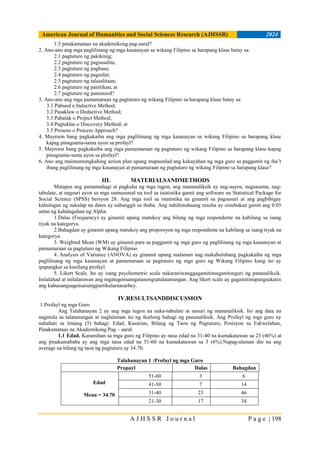 Paglilinang ng mga Kasanayan at Pamamaraan ng Pagtuturo ng Wikang Filipino | PDF