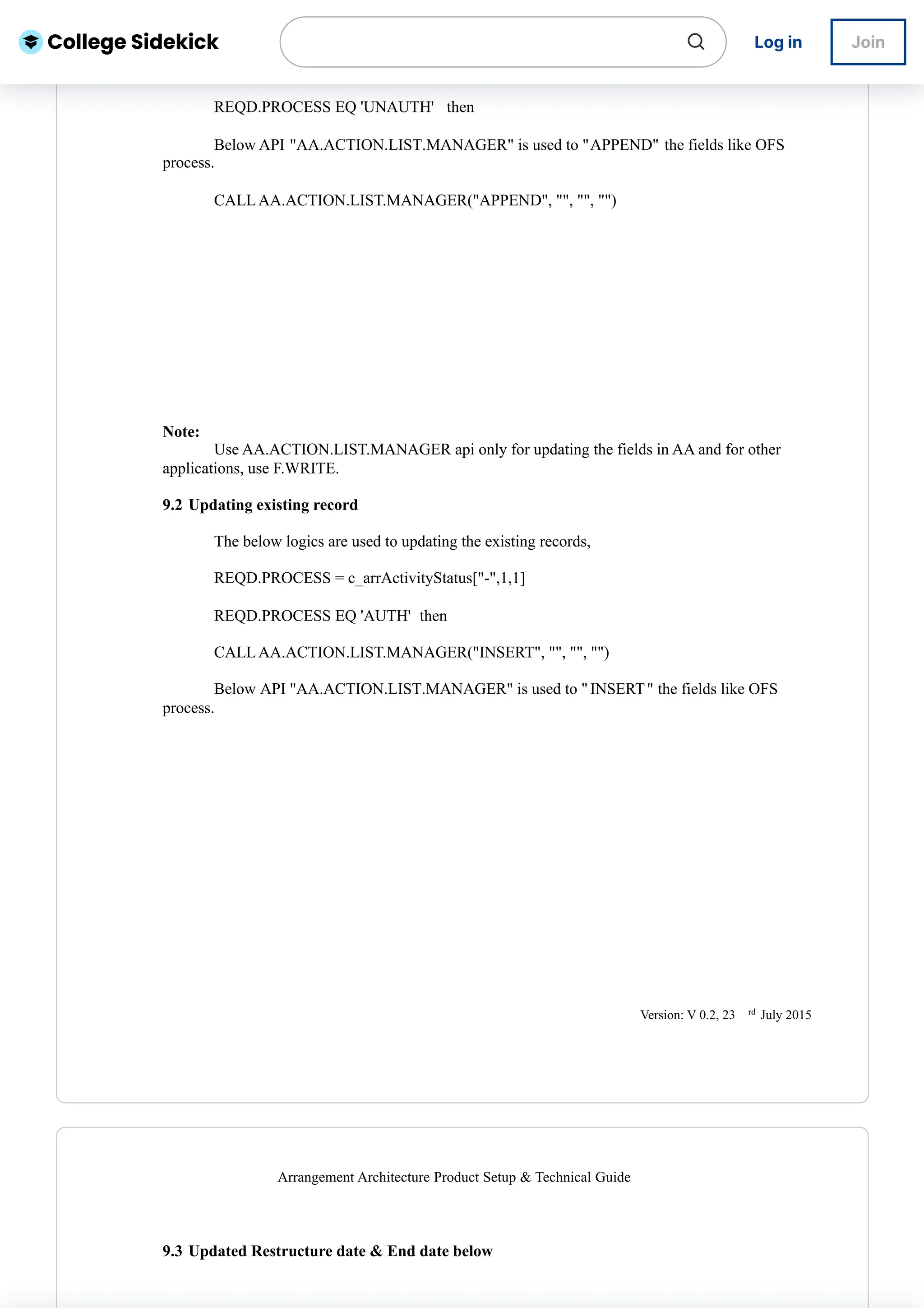 ARRANGEMENTARCHITECTURETRAININGSTRANSACT | PDF