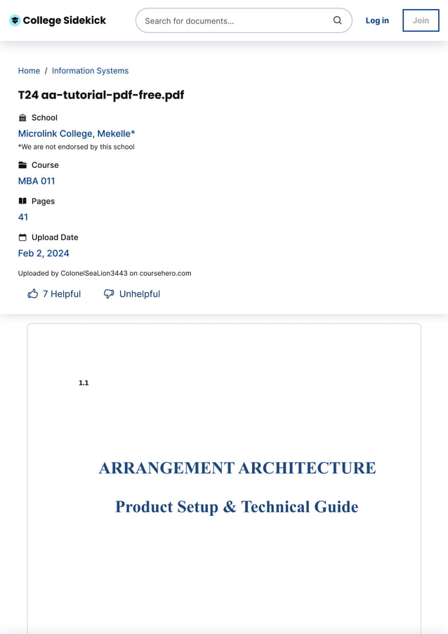ARRANGEMENTARCHITECTURETRAININGSTRANSACT | PDF