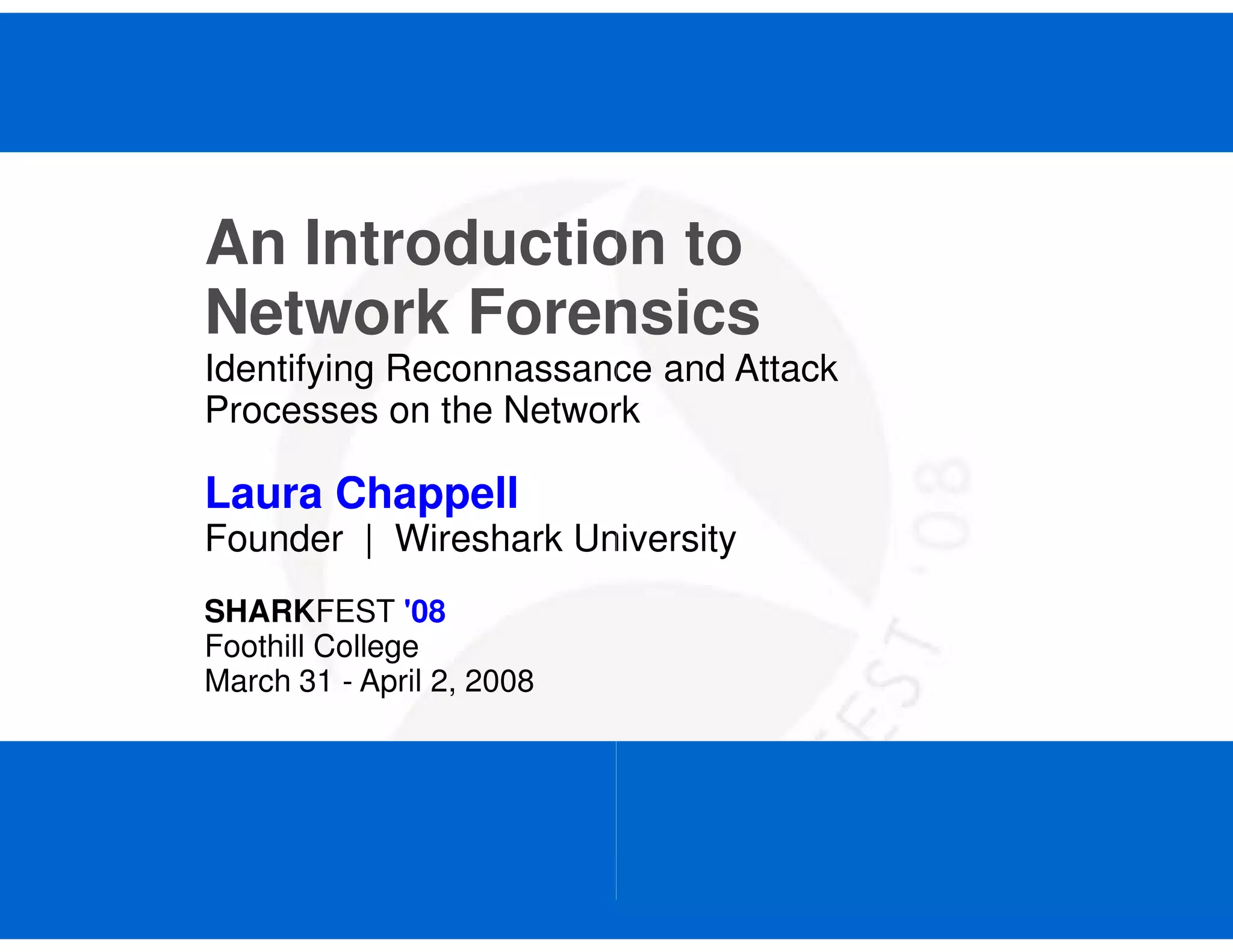 T2 7 Chappell Network Forensics | PDF
