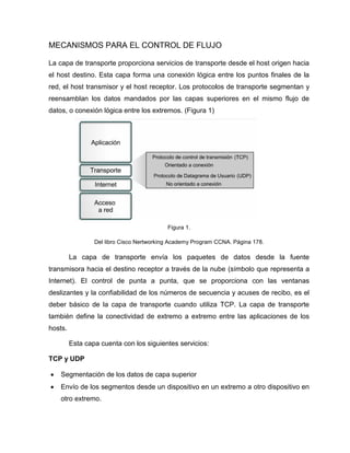 DEFINICIONES DE CONTROL DE FLUJO Y MECANISMOS PARA EL CONTROL DE FLUJO ...
