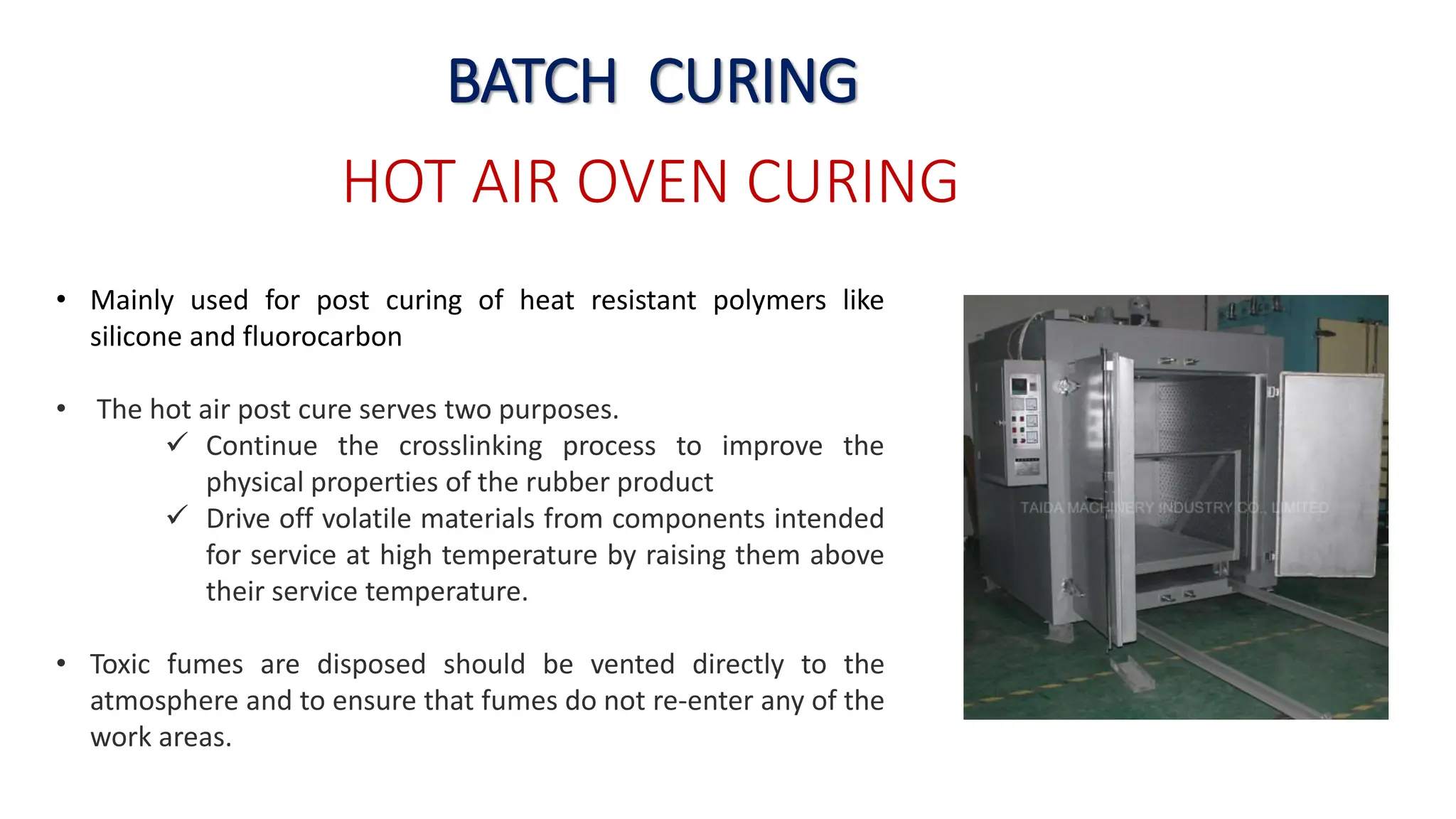 cure characteristics and vulcanisation methodes | PPTX