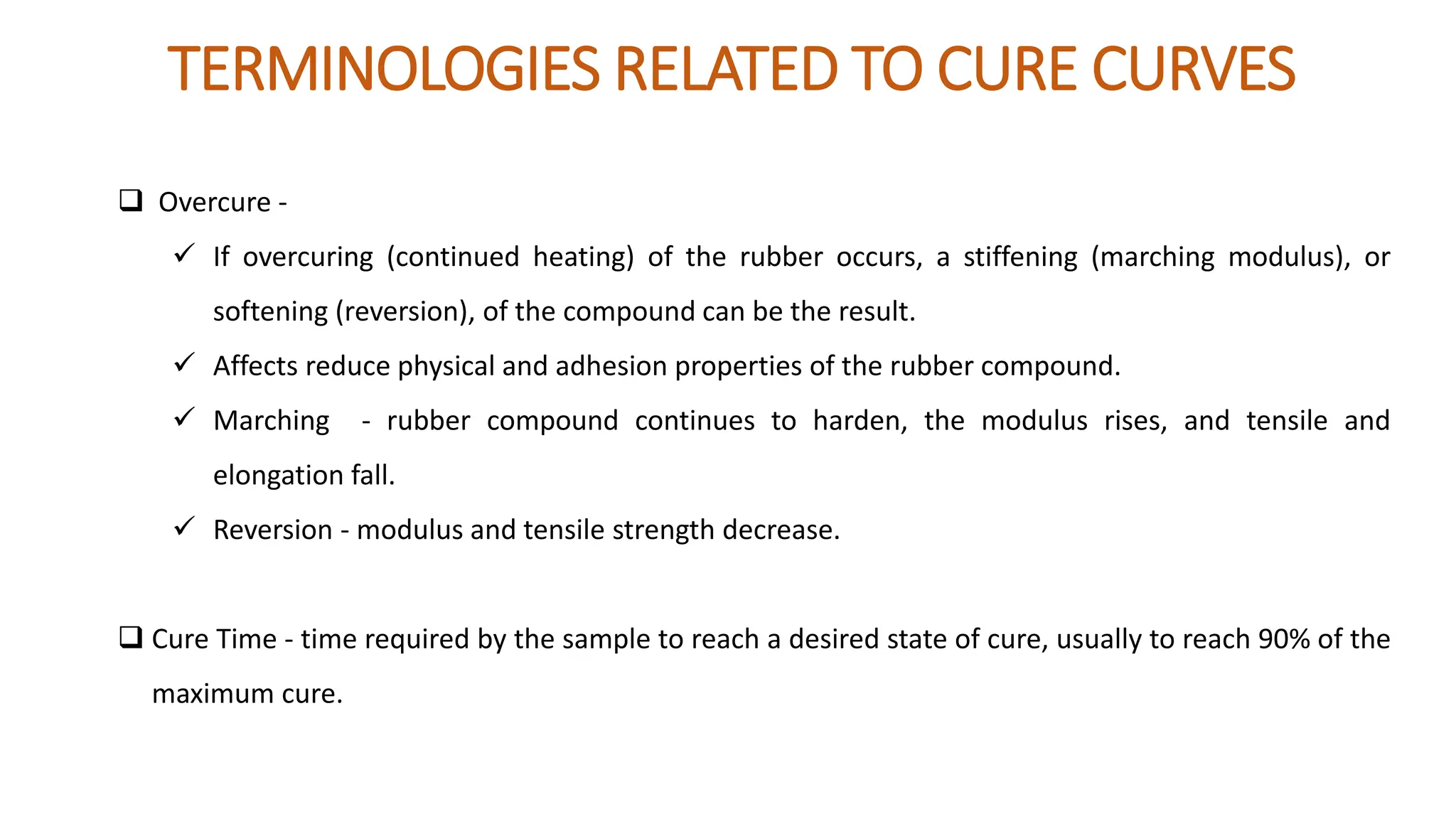 cure characteristics and vulcanisation methodes | PPTX