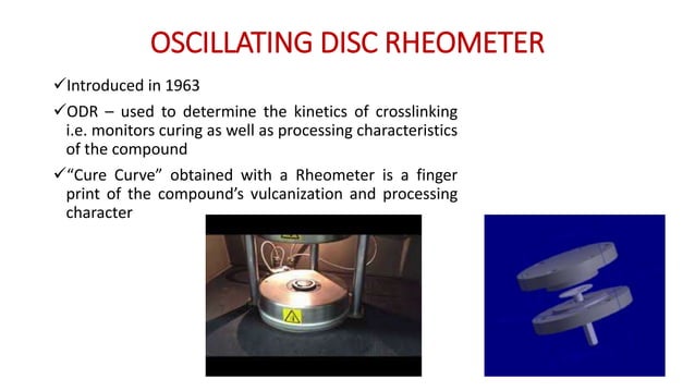 cure characteristics and vulcanisation methodes | PPTX | Chemistry ...