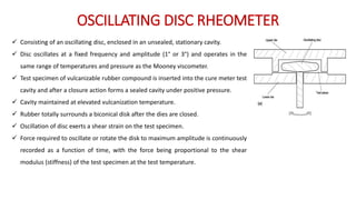 cure characteristics and vulcanisation methodes | PPTX