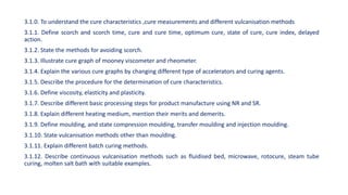 cure characteristics and vulcanisation methodes | PPTX