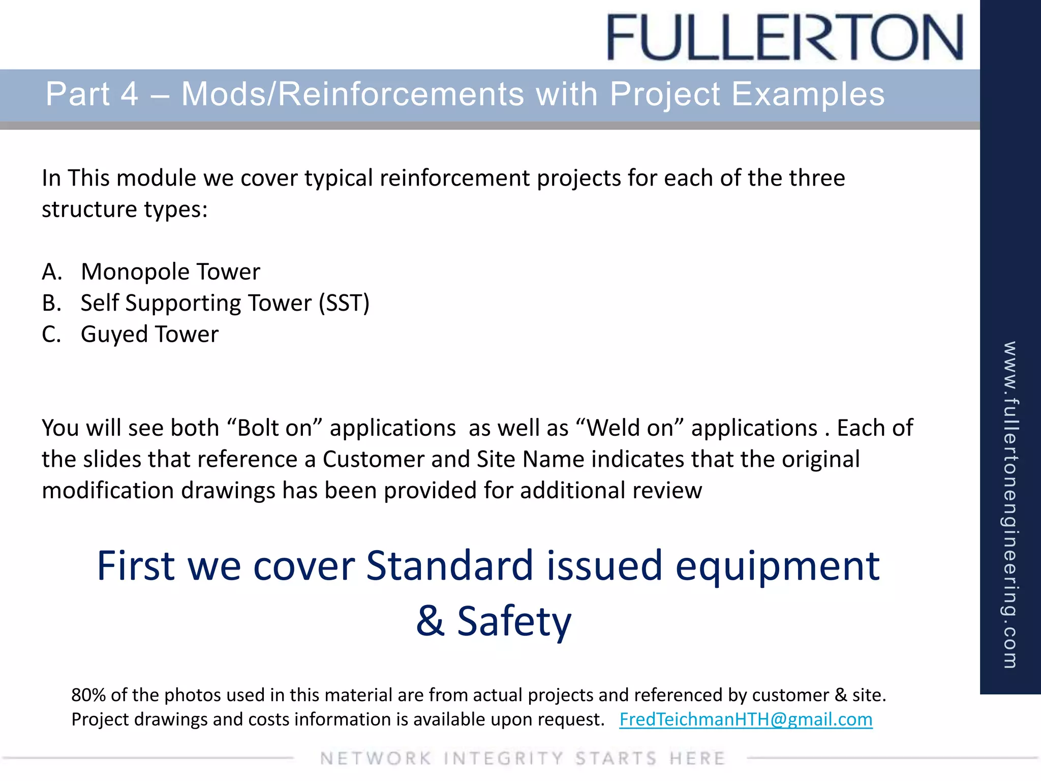 Part 4 Mods - Tower and Foundation Modifications on vertical structures ...