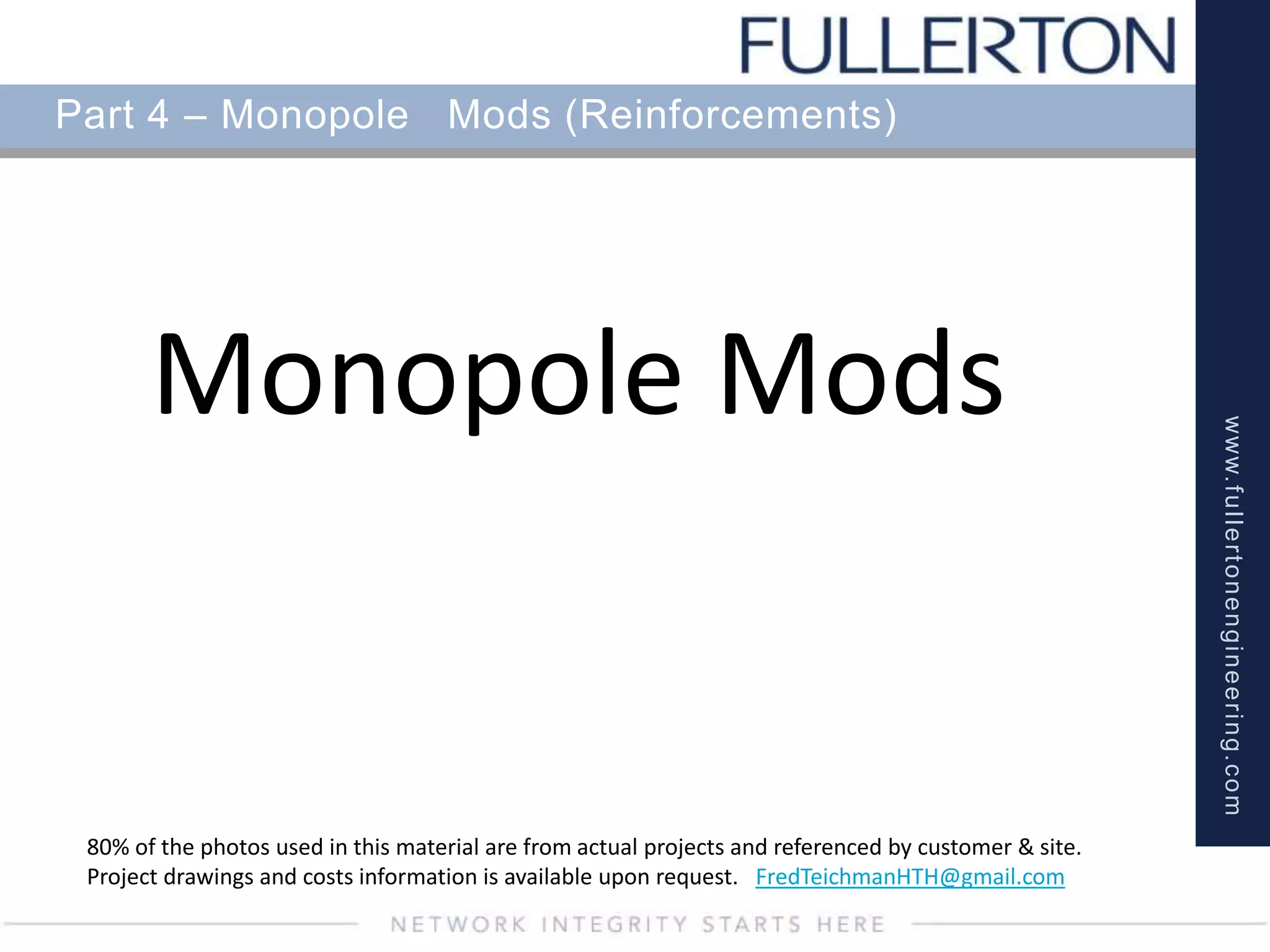 Part 4 Mods - Tower and Foundation Modifications on vertical structures | PPTX