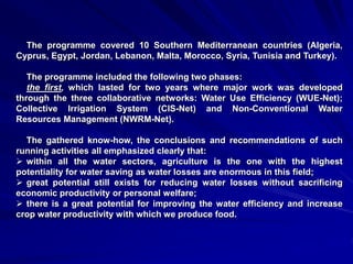 T2 hamdy atef an initiative towards water saving exec summary | PPT