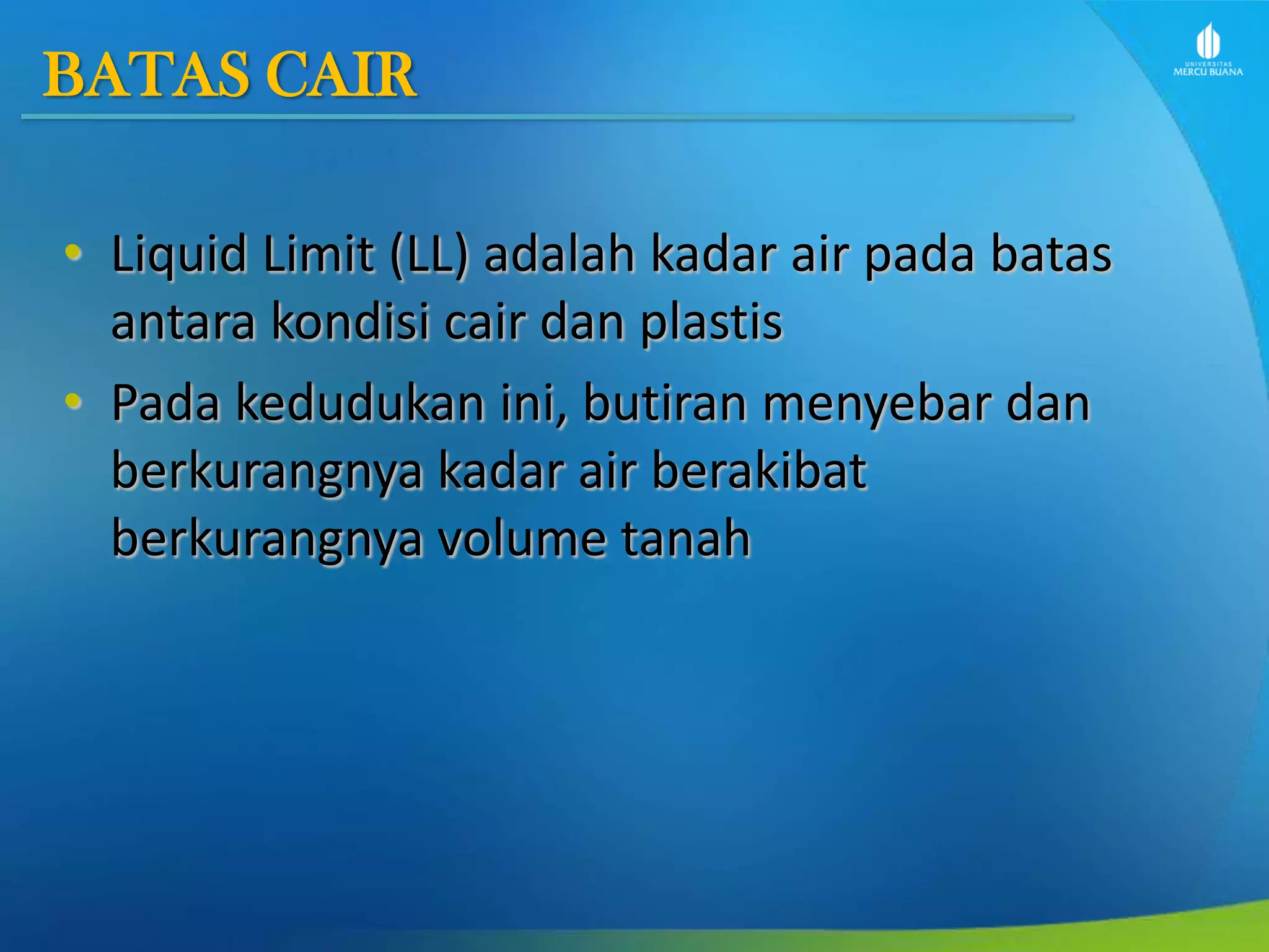 Batas-Batas Atterberg | PPTX