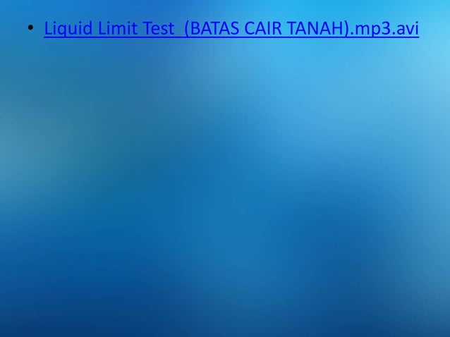 Batas-Batas Atterberg | PPTX