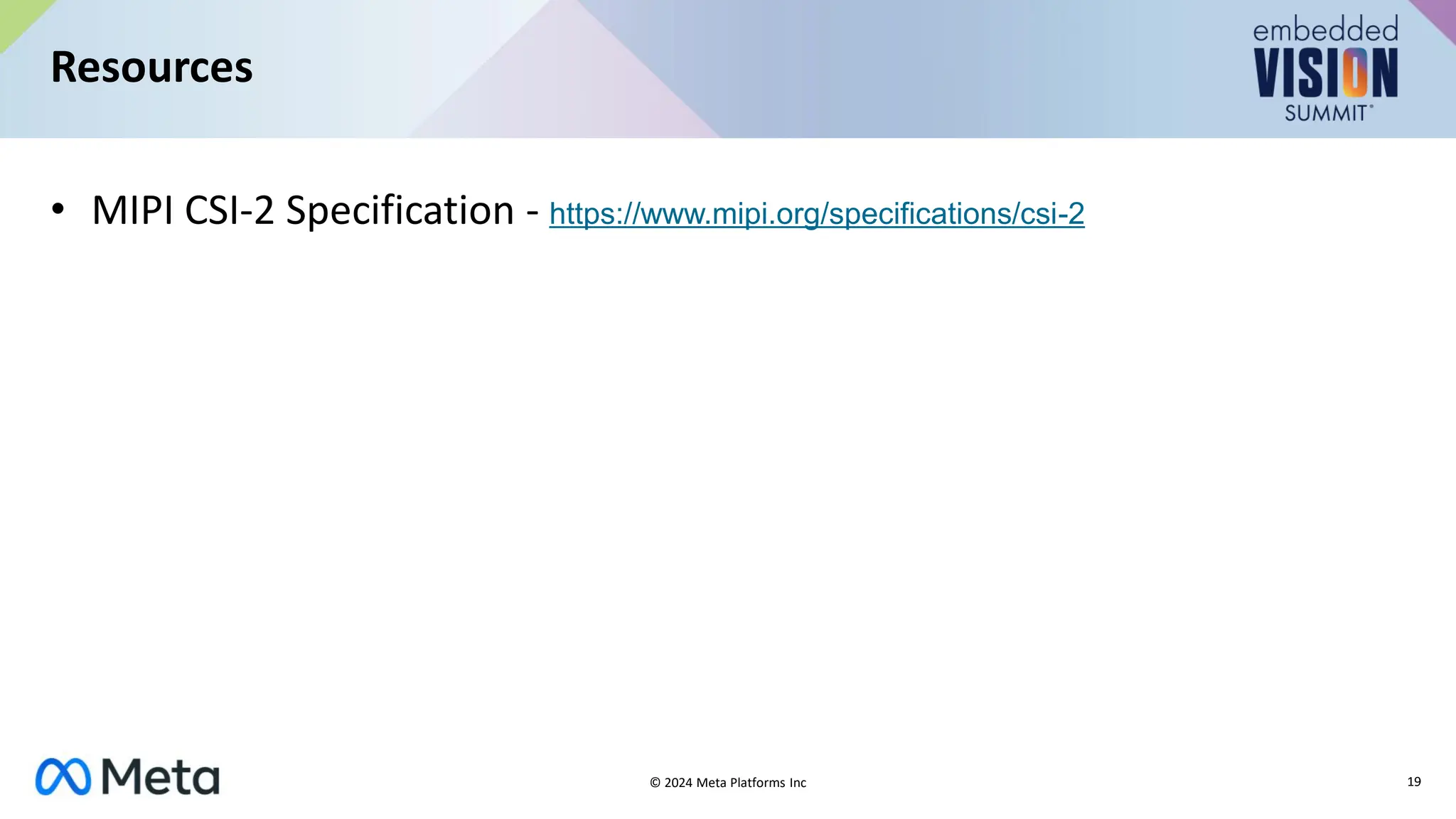 “Using MIPI CSI to Interface with Multiple Cameras,” a Presentation from Meta | PDF