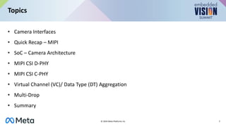 “Using MIPI CSI to Interface with Multiple Cameras,” a Presentation ...
