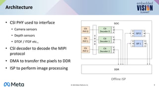 “Using MIPI CSI to Interface with Multiple Cameras,” a Presentation from Meta | PDF | Operating ...