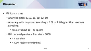 “Improved Data Sampling Techniques for Training Neural Networks,” a ...