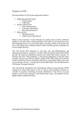 T2S: An Introduction | PDF