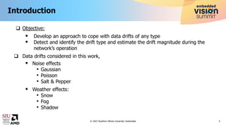“Detecting Data Drift in Image Classification Neural Networks,” a Presentation from Southern ...